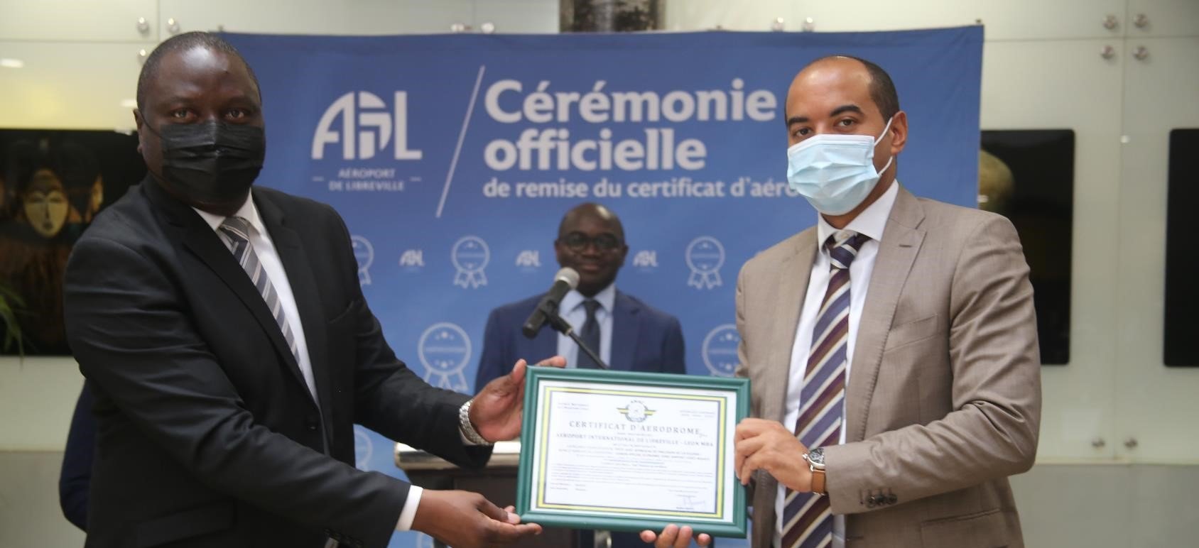 Official awarding ceremony of the aerodrome certificate - International ...